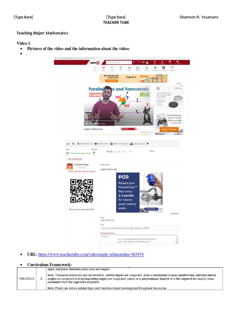 Teacher Tube | PDF | Behavior Modification | Learning