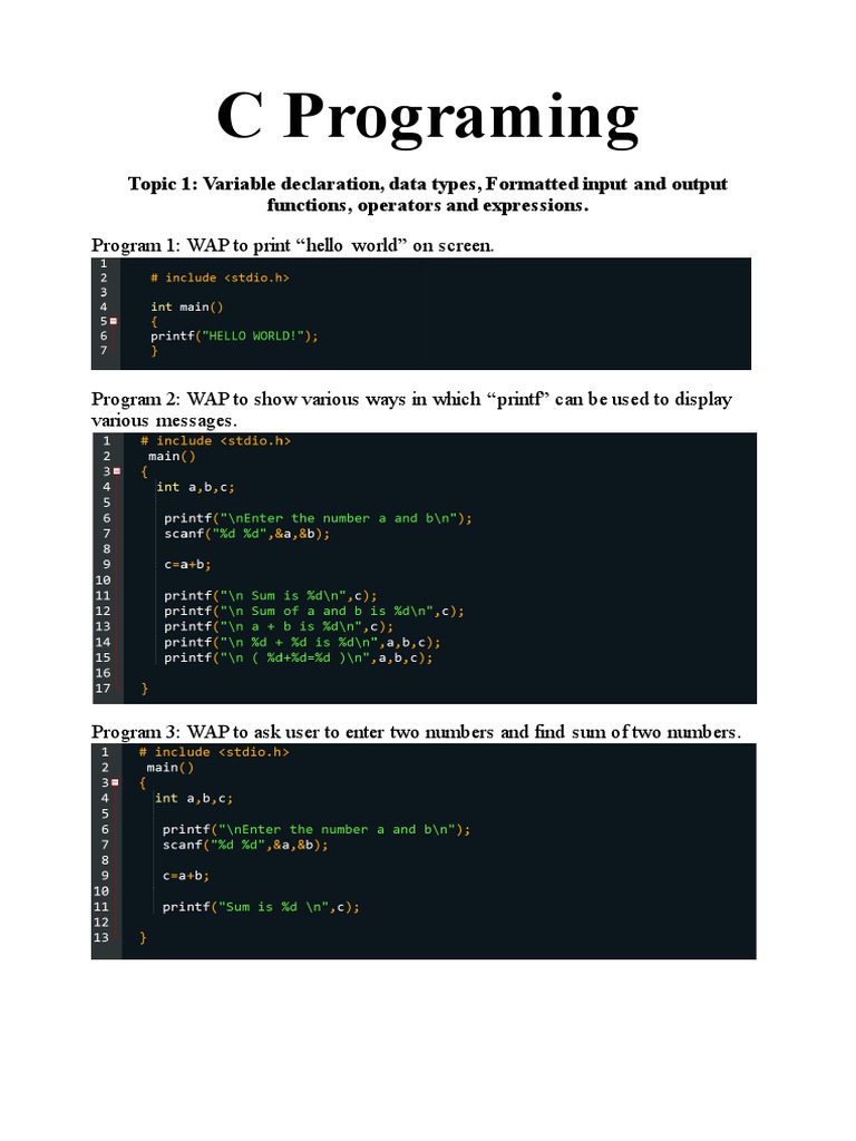 C Programm | PDF | String (Computer Science) | Pointer (Computer Programming)