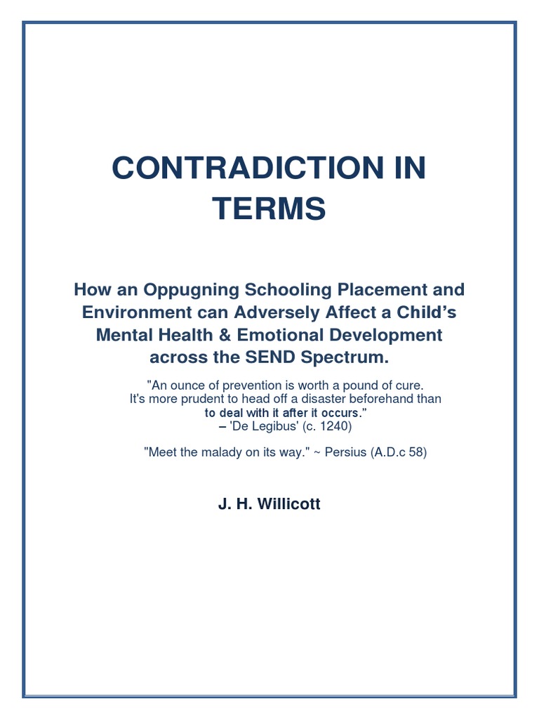 Contradiction in Terms - Official 2019 | PDF | Heredity | Health Care