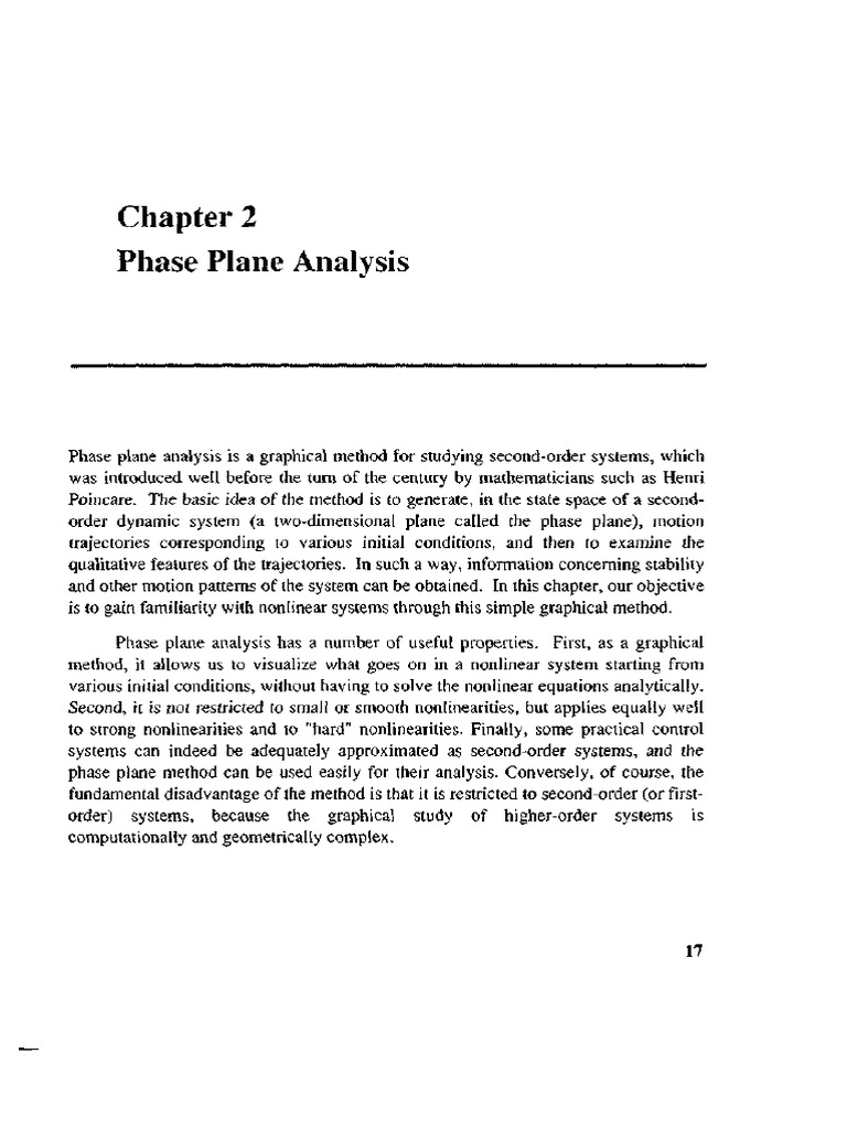 Phase Plane Analysis | PDF | Nonlinear System | Dynamical System