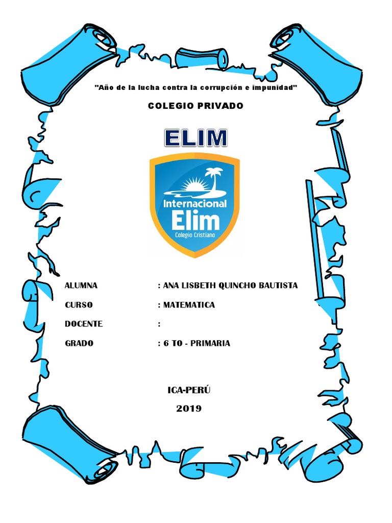 Caratula Elim | PDF | Aprendizaje | Modificación de comportamiento