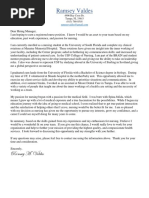 Application Letter Eapp | PDF