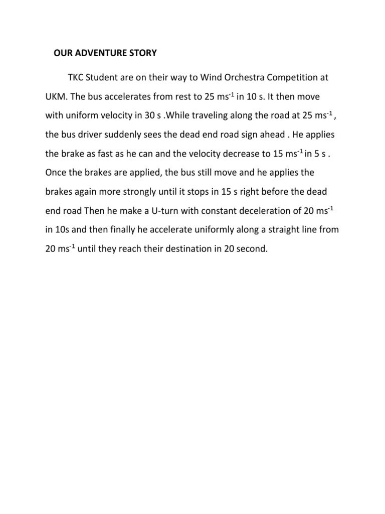 Our Adventure Story PDF