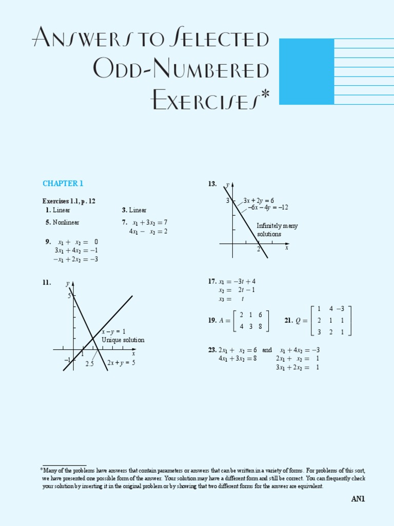 ch08 (Ans) Introduction To Linear Algebra 5th Edition Ans PDF | PDF ...