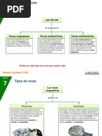 Mapa Conceptual de Las Rocas | PDF | Roca (geología) | Roca ígnea