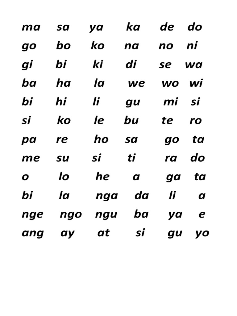 Pantig Pantig | PDF