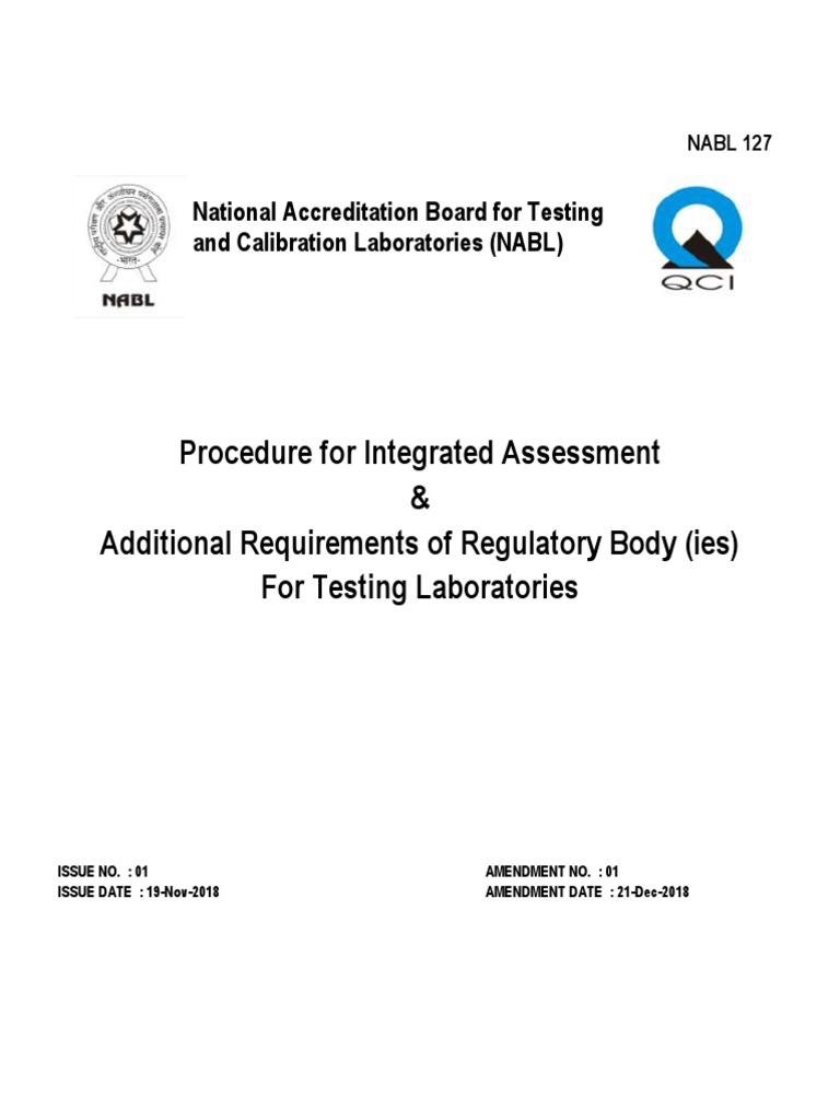 Nabl 127 PDF | PDF | Verification And Validation | Business