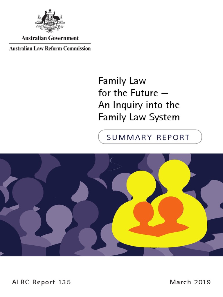 Alrc Report 135 Summary Report Web | PDF | Child Protection | Family