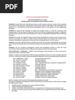 BCPC Reorganization Executive Order | PDF | Government | Childhood