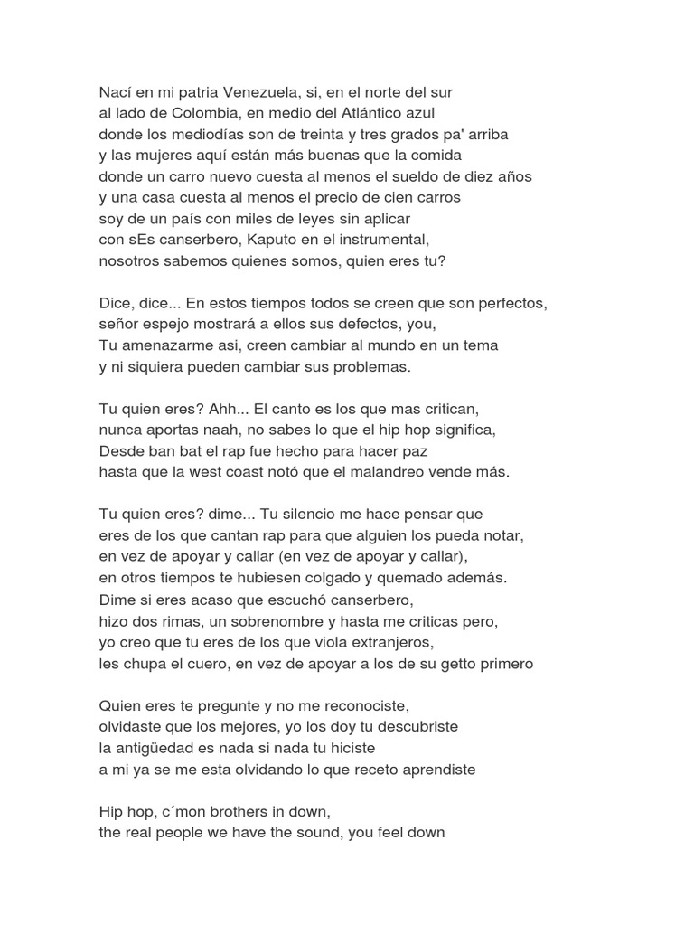 Quien Eres ? | PDF | Entretenimiento (general)