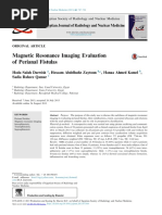 MRI With MR Fistulogram For Perianal Fistula - A Successful Combination ...