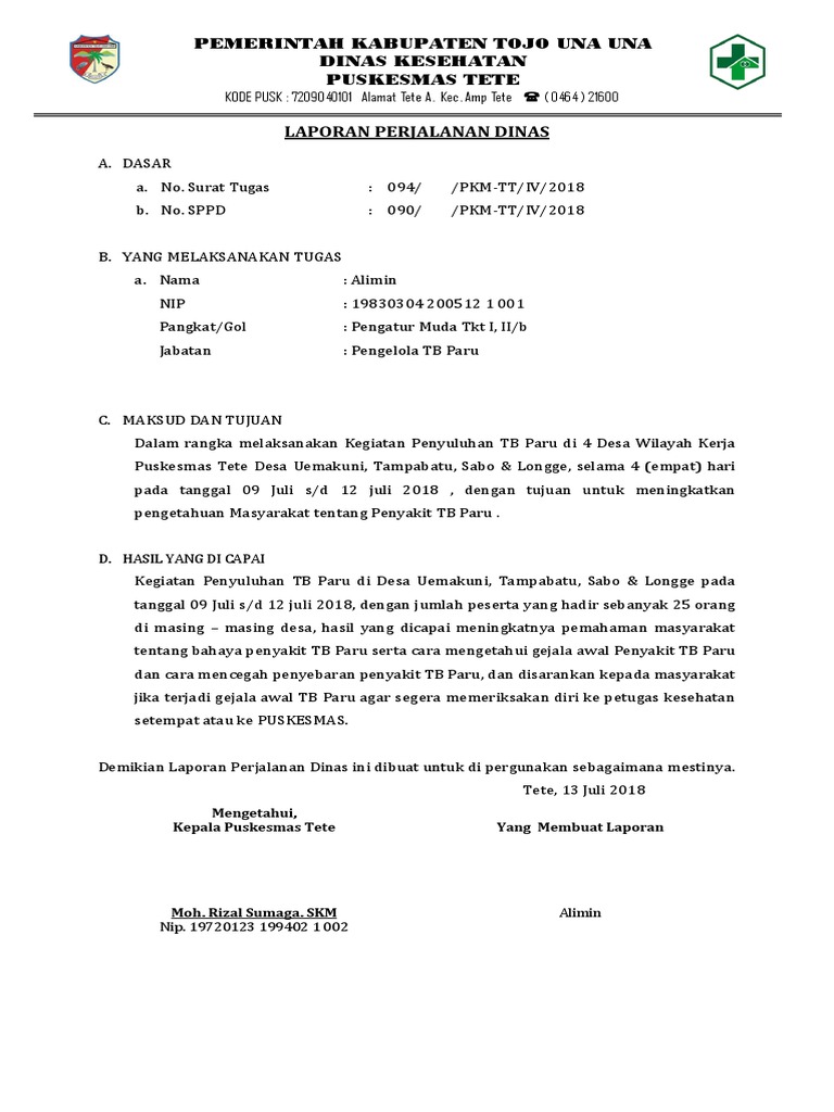 LPD Penyuluhan TB | PDF