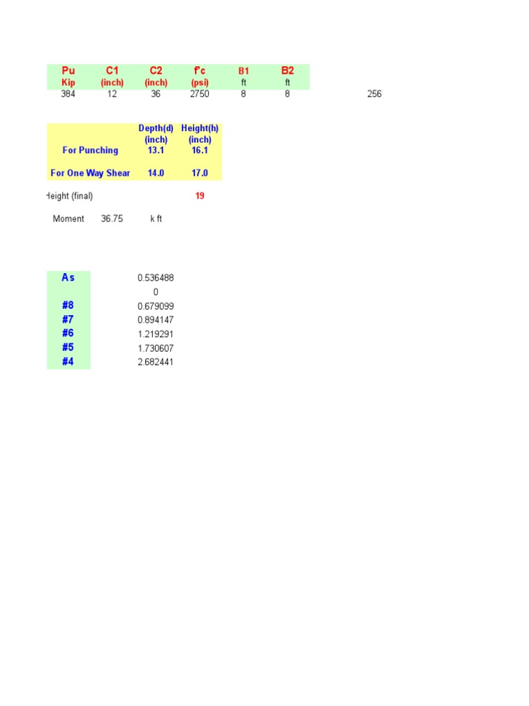 Structural Beam Design Calculations | PDF