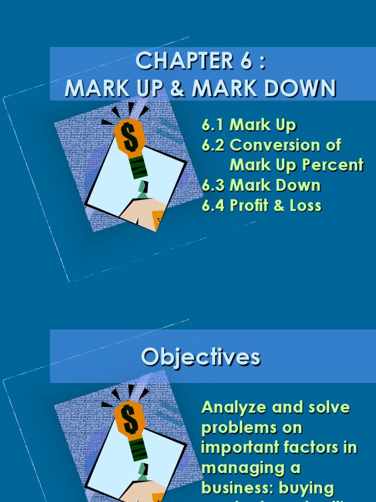 Calculating Markup, Markdown, Profit, and Loss: Key Concepts and ...