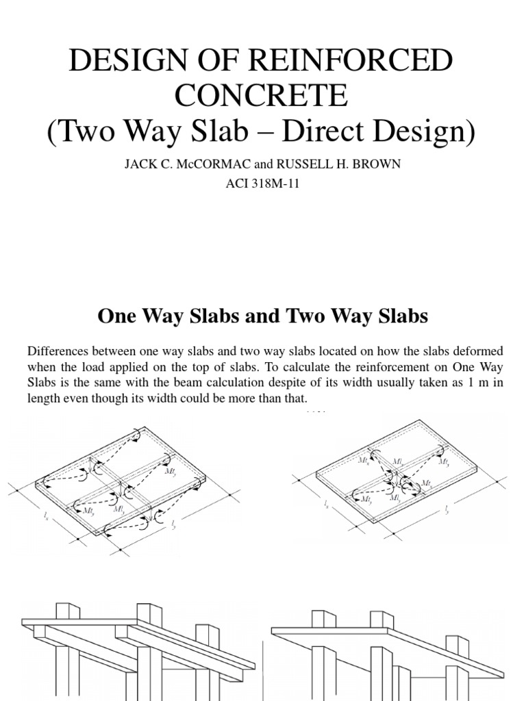 Two Way Slab (Direct Design) | PDF | Beam (Structure) | Stiffness