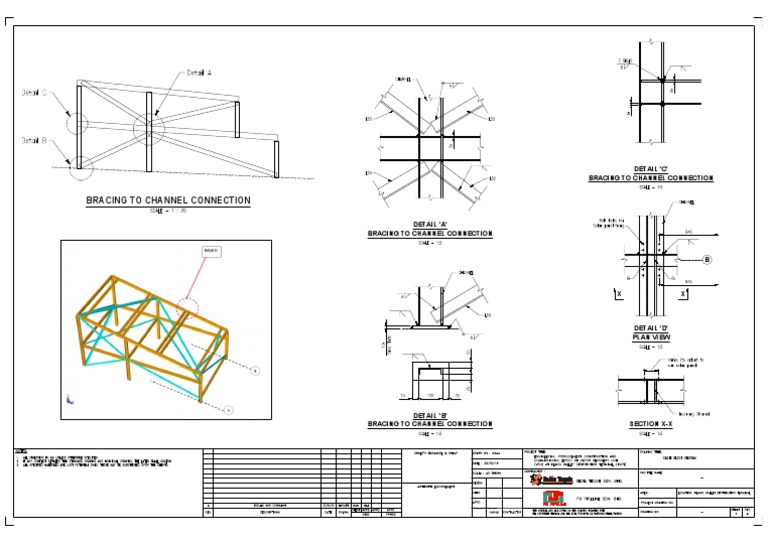 Panel Steel Structure Supports RevB 05042019-Layout5 | PDF
