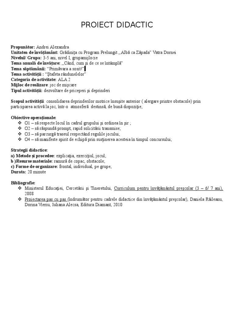Proiect ALA 2 | PDF