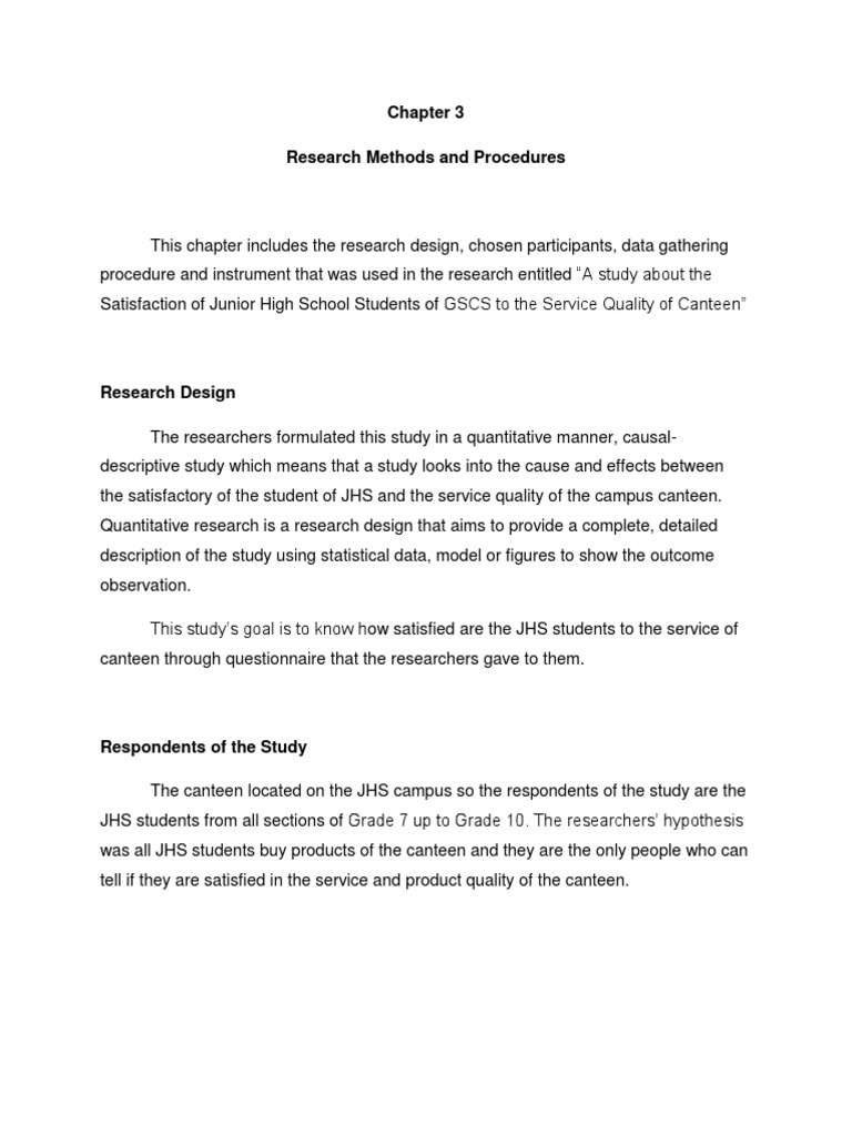 Chapter 3 | PDF | Survey Methodology | Sampling (Statistics)