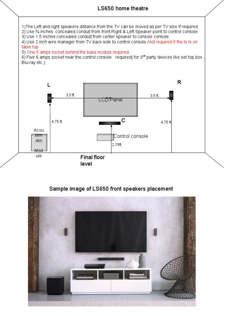 ,wiring Diagram For LS650 | Download Free PDF | Loudspeaker | Television