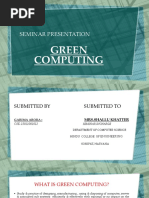 How Green Computing Can Benefit Schools - Spaces4Learning | PDF | Computing