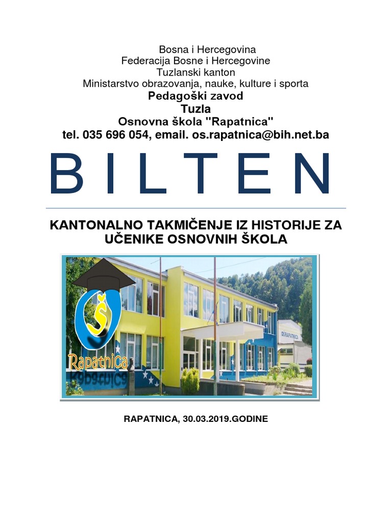 Bilten 1 | PDF