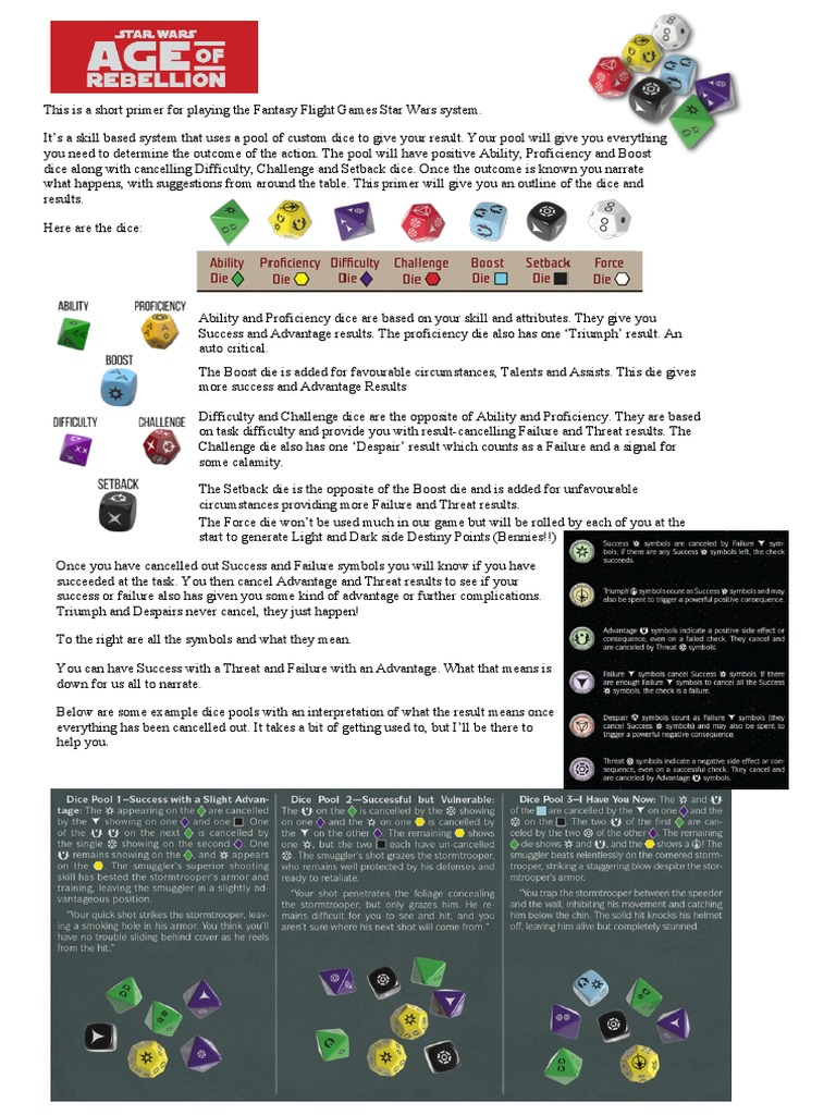 Ffg Star Wars Dice System Primer Pdf