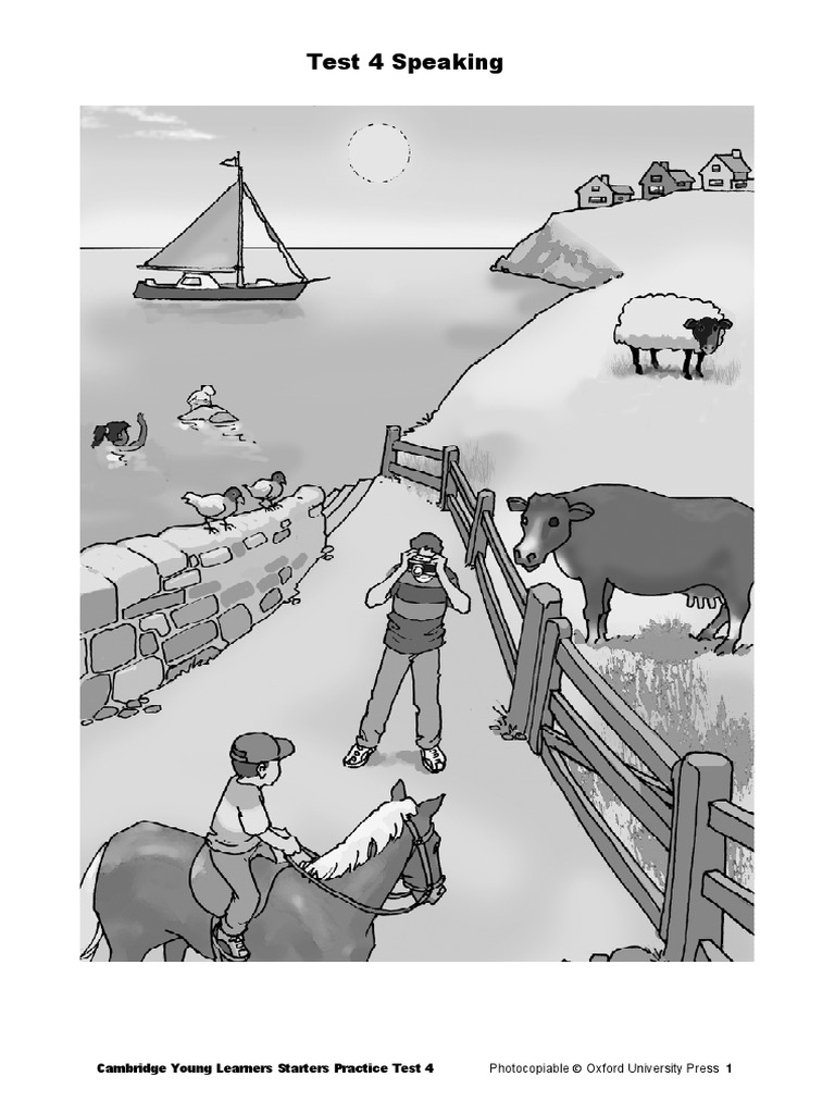 Starters Speaking Test | PDF