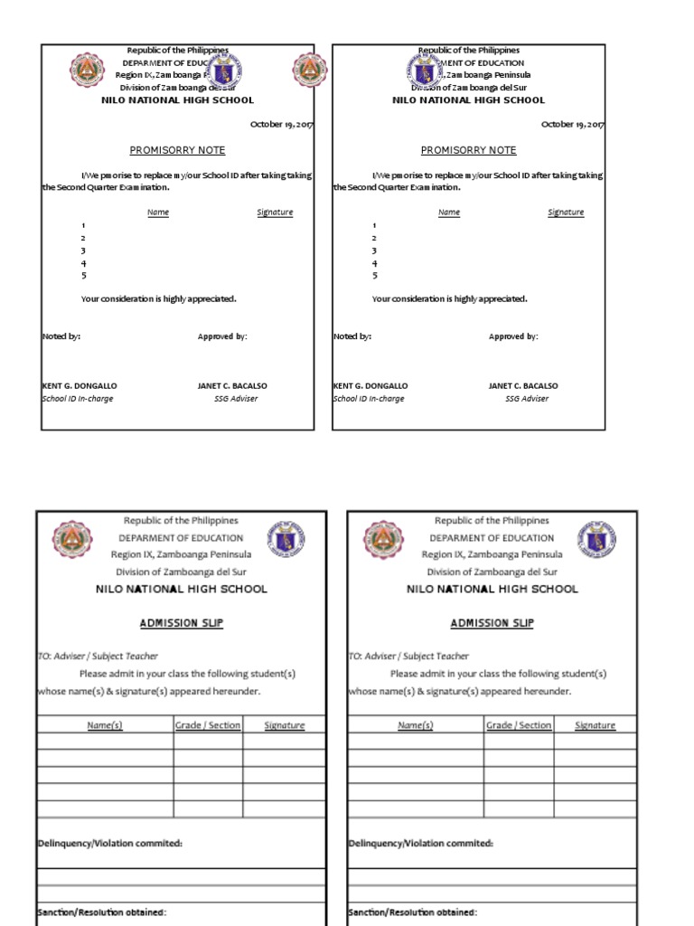 Add Attendance Slip - SARAH | PDF | Learning | Government
