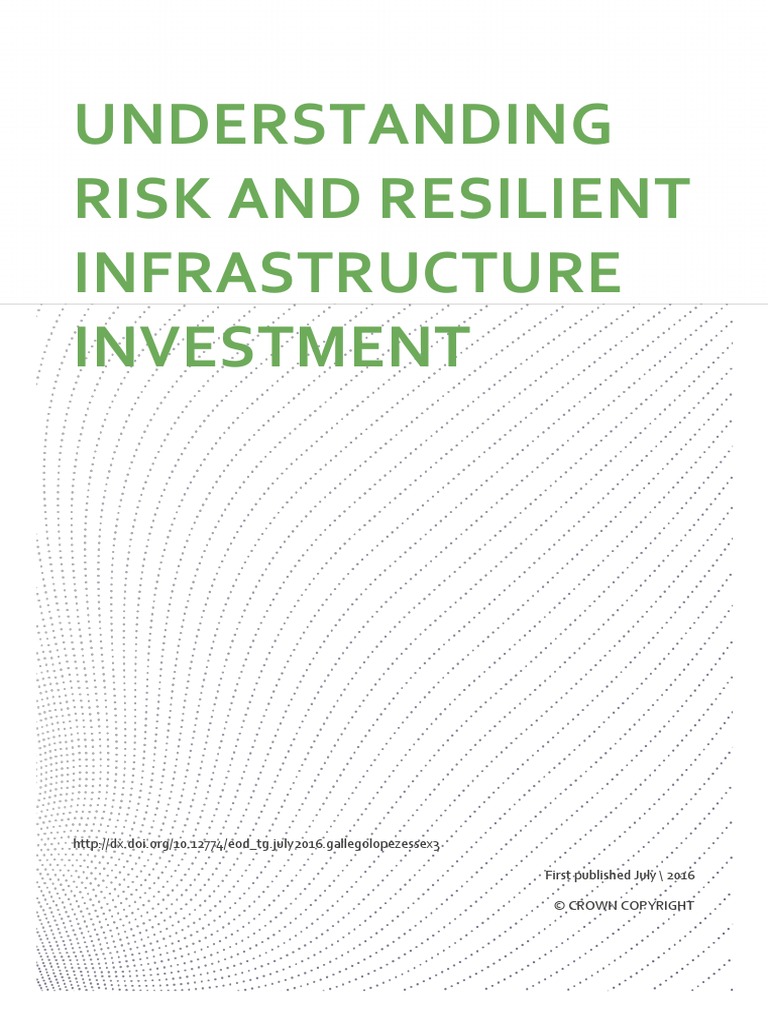 Understanding Risk Resilient Infrastructure Investment 27may 16 Rev ...