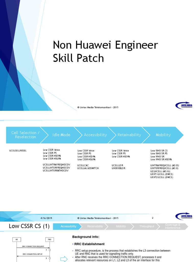KPI Huawei | PDF | High Speed Packet Access | Electromagnetic Interference