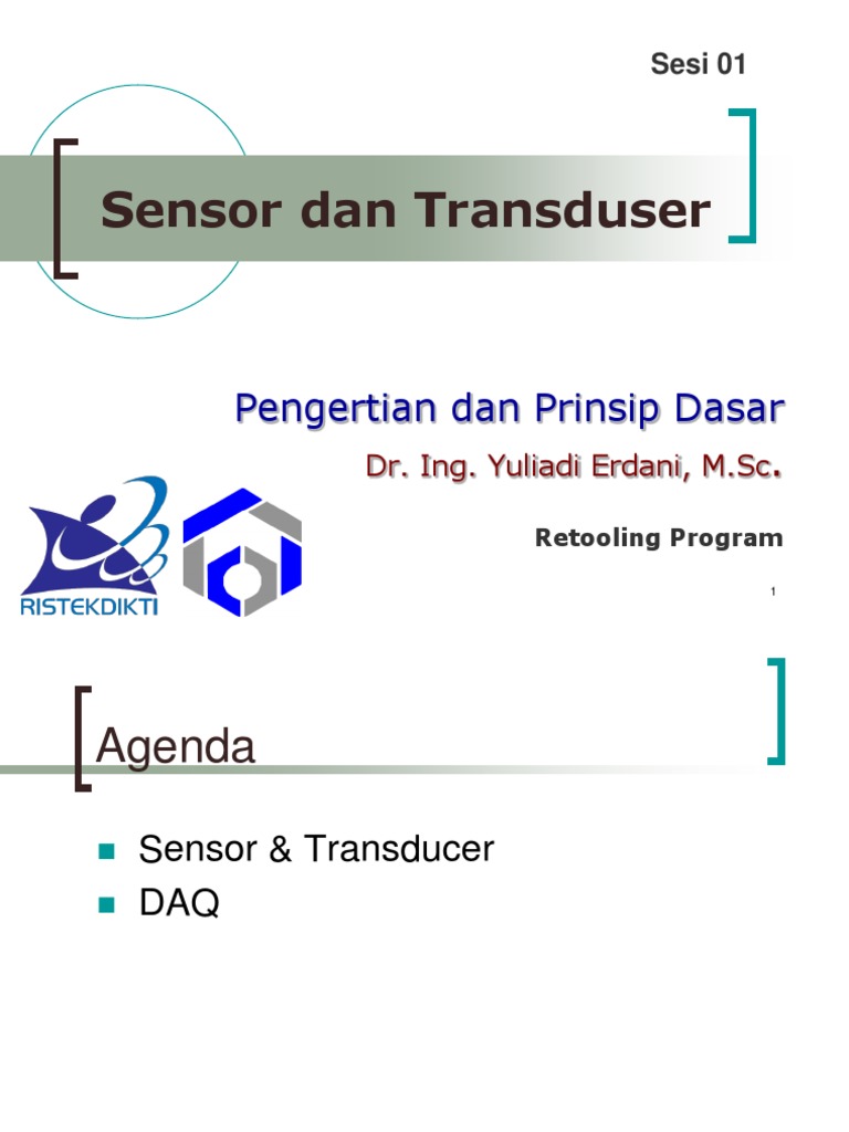 Sensor Dan Transduser: Pengertian Dan Prinsip Dasar | PDF | Data ...
