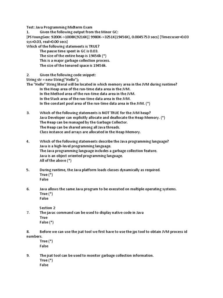 JP Midterm Exam 2 | PDF | Java (Programming Language) | Class (Computer Programming)