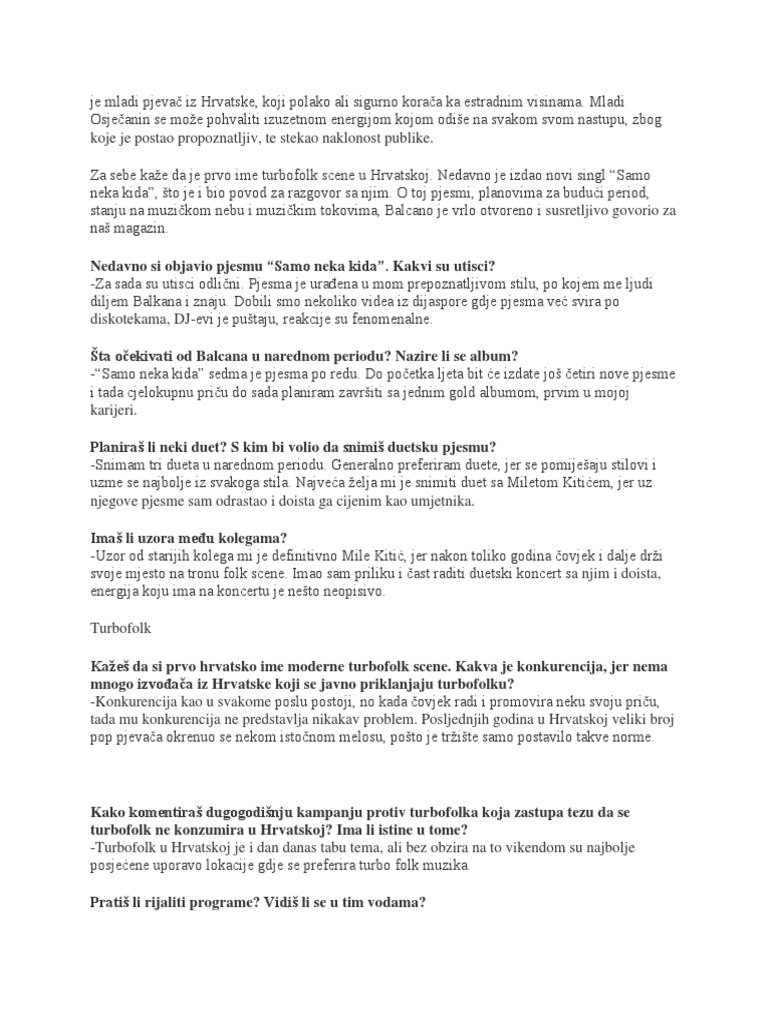 Pevac | PDF