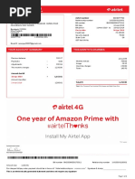 AIRTEL Tariff Guide Poster A1 | PDF | Trade | Finance & Money Management