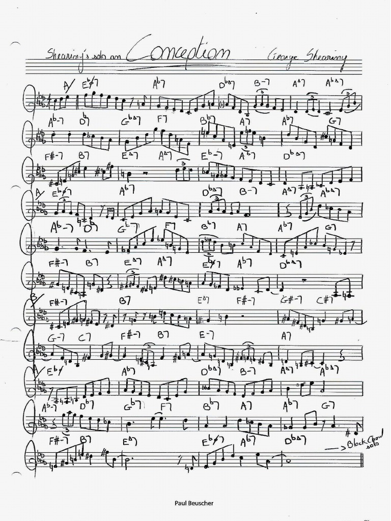 Georges Shearing - Conception PDF | PDF