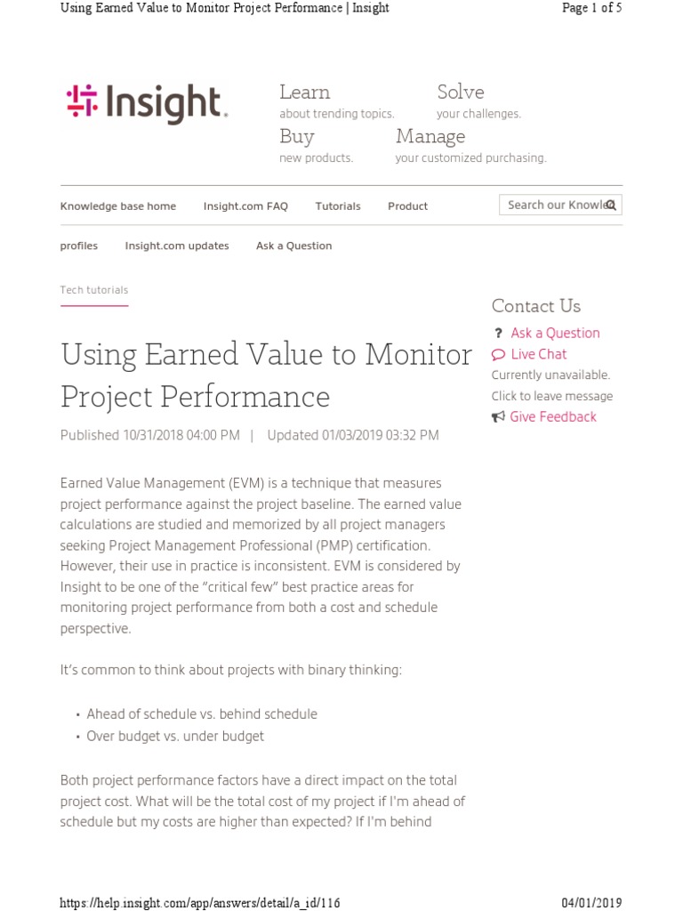 Earned Value Management | PDF | Consumer Price Index | Business