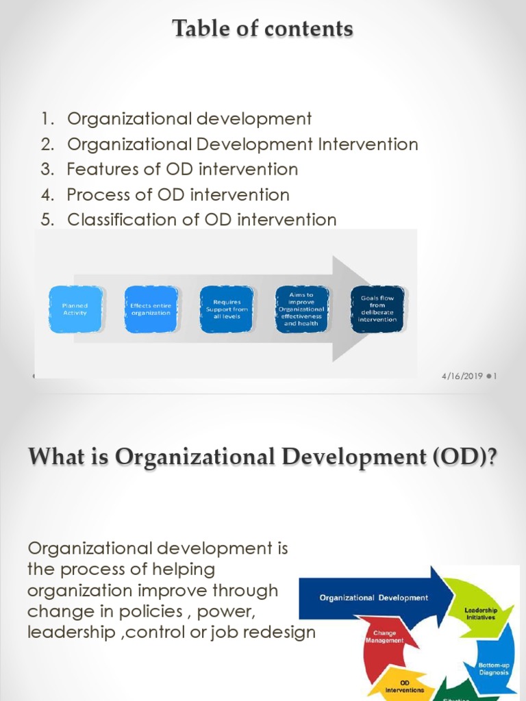 Od Intervention | PDF | Organization Development | Team Building