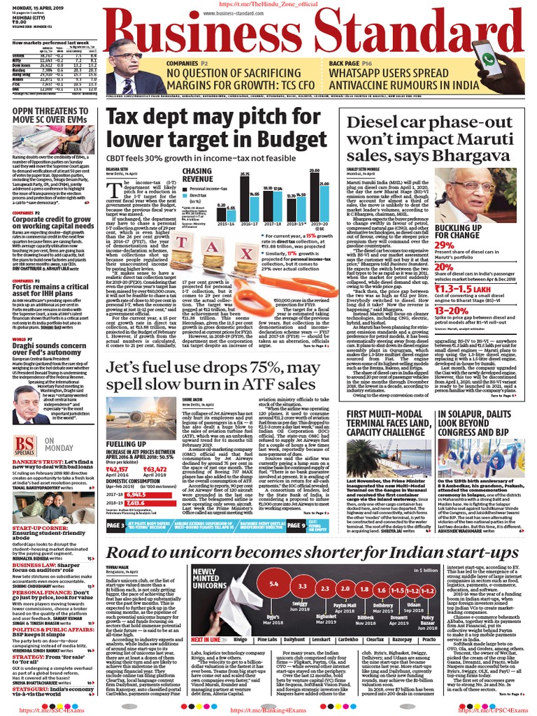 (Bitul - In) BS 15.4.19 PDF | PDF | Venture Capital | Corporate Finance