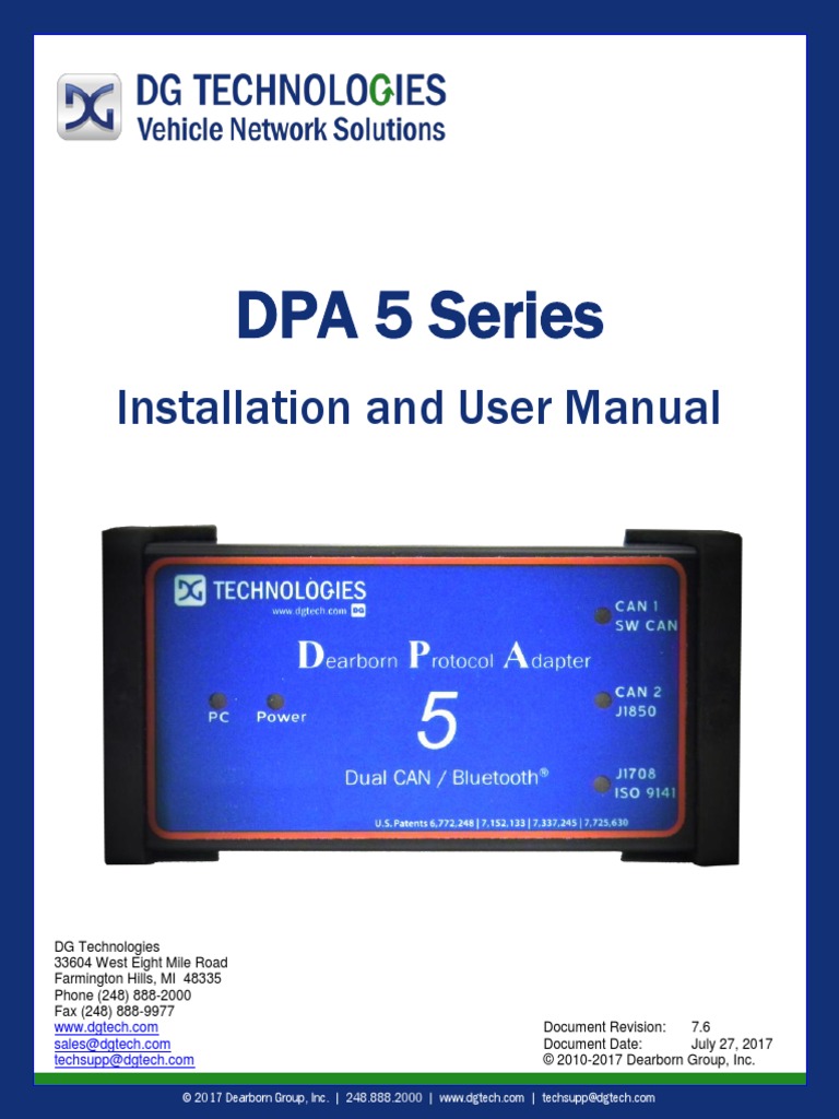 DPA5 User Manual PDF | PDF | Bluetooth | Microsoft Windows