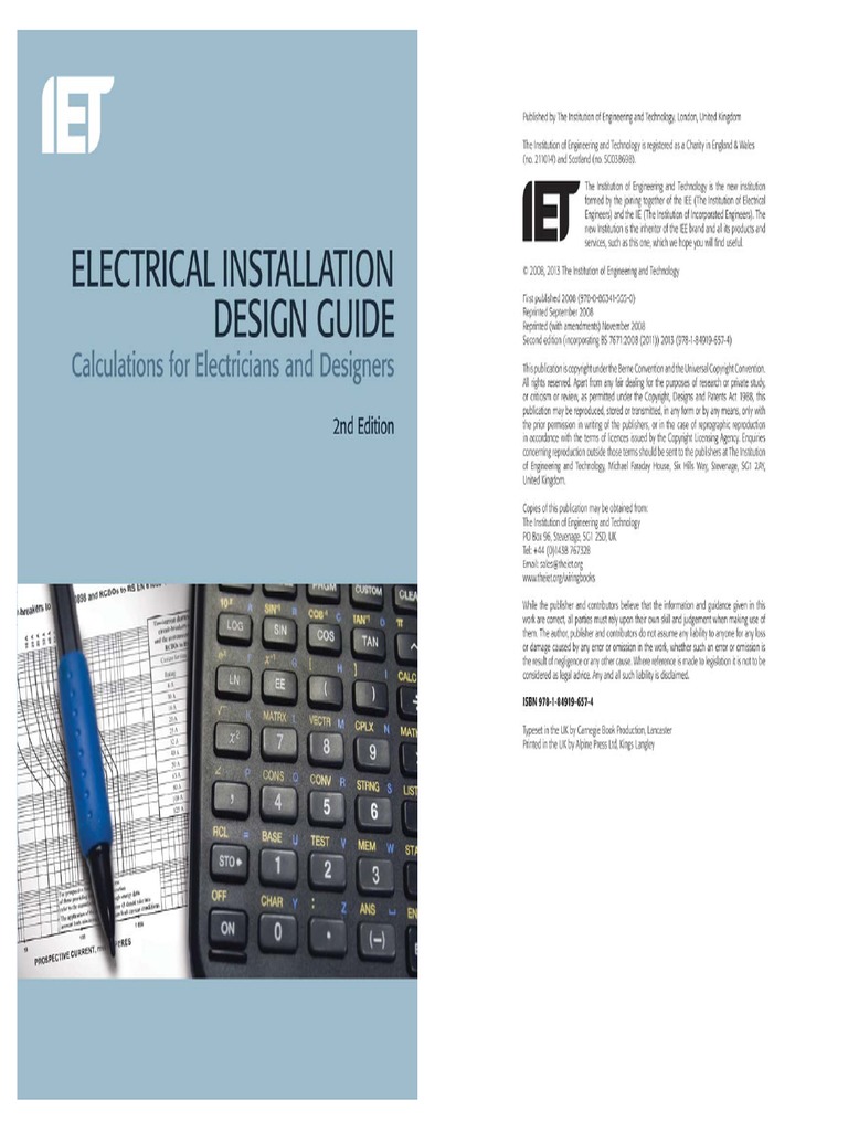 Electrical Installation Design Guide PDF | PDF