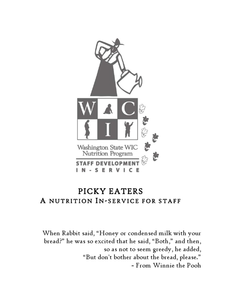 Picky Eaters: Nutrition N Service For Staff | PDF | Wic | Preschool