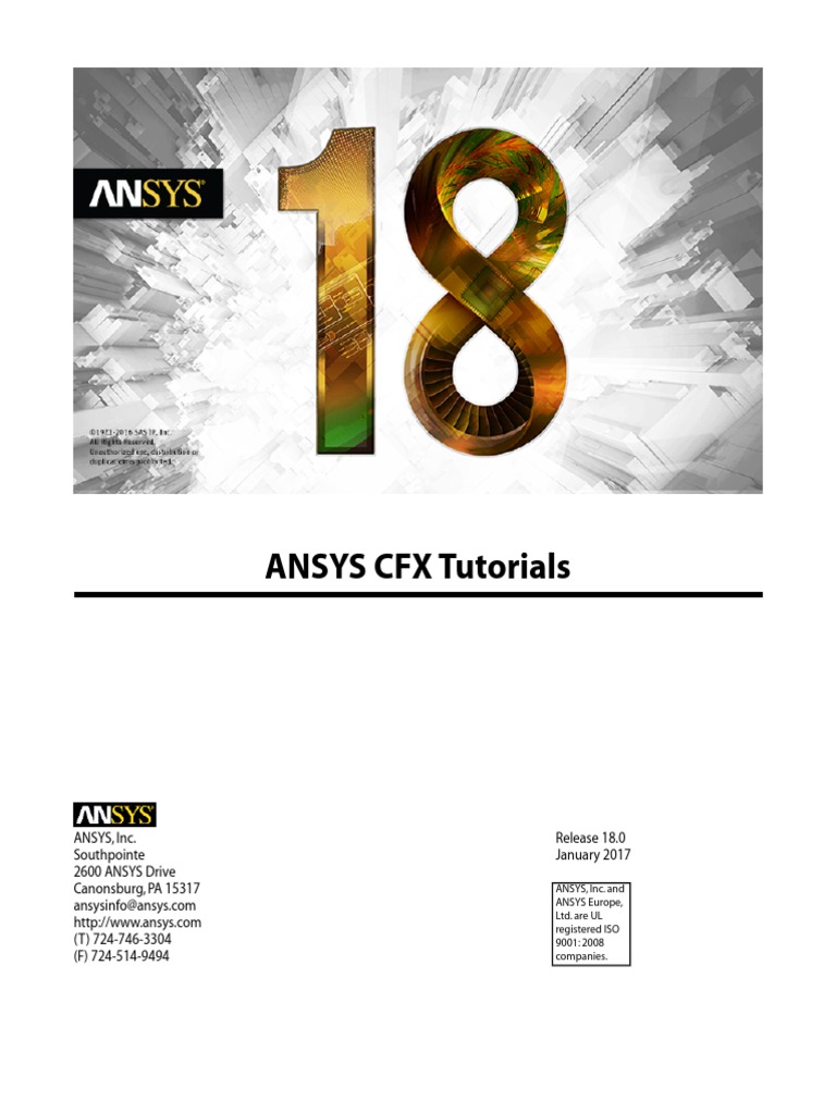 ANSYS CFX Tutorials R180 PDF | PDF | Trademark | License