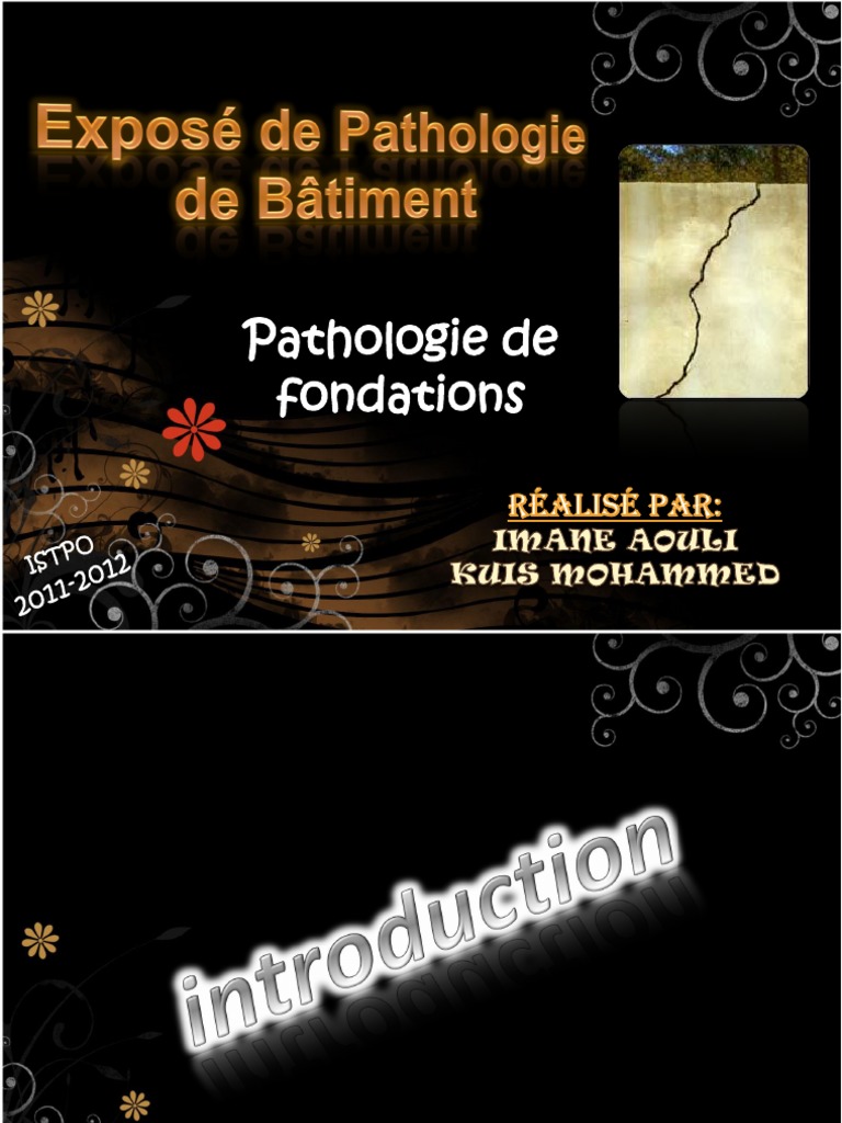 Pathologie de Fondations | PDF | Fondation (construction) | Ingénierie civile