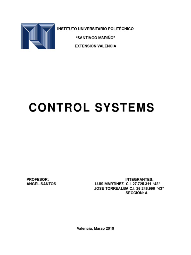 MATLAB: Control System Toolbox | PDF | Matlab | Matemáticas Aplicadas
