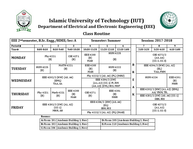 Islamic University of Technology (IUT) : Department of Electrical and ...