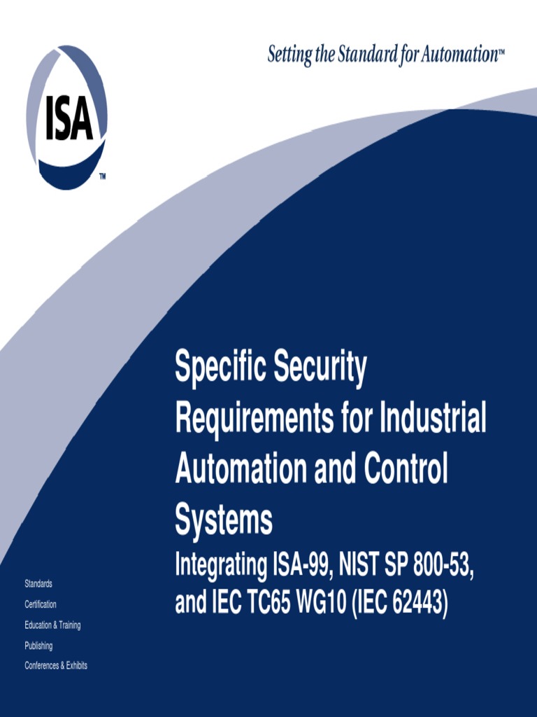 ICS Cyber Security Standards Overview | PDF | Information Security ...