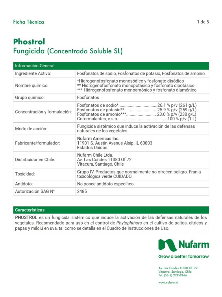 FT Phostrol | PDF | Naturaleza