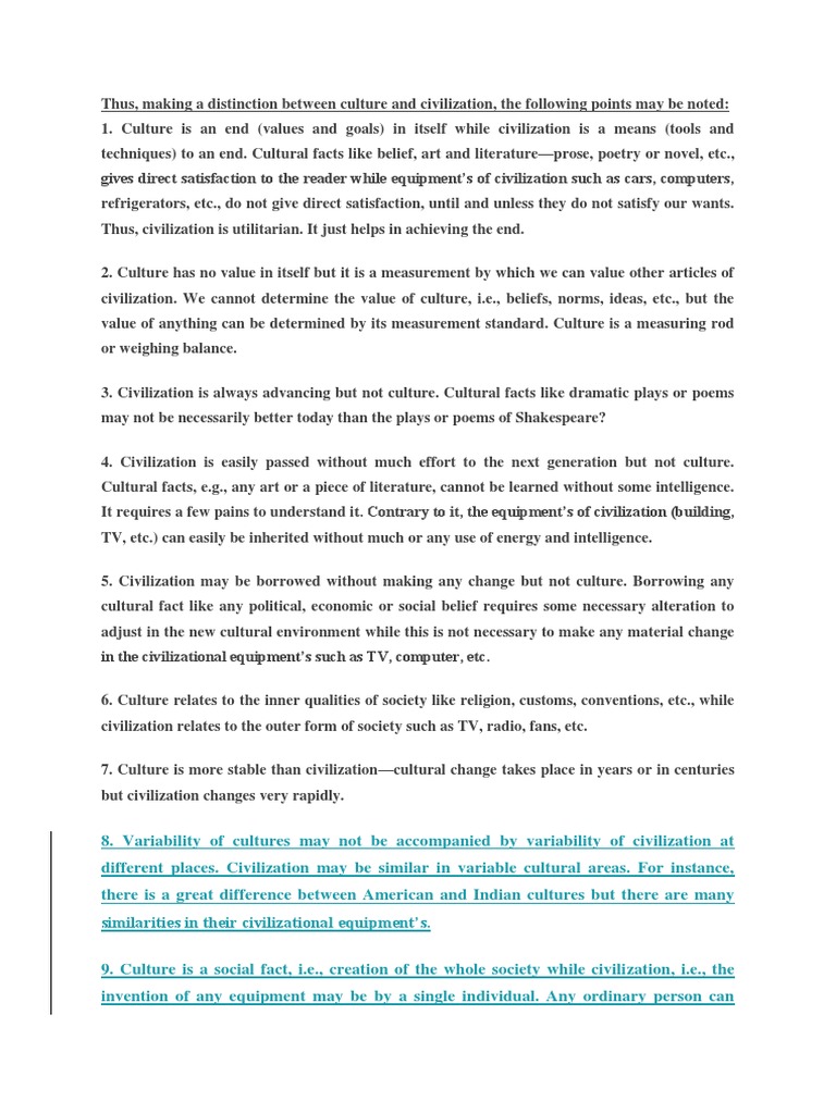 Culture & Civilazation | PDF | Traditions | Civilization