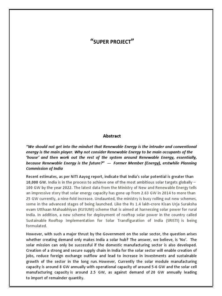 Abstract | PDF | Solar Energy | Renewable Energy