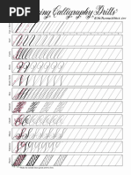Free Spencerian Script | PDF | Calligraphy | Paper Art